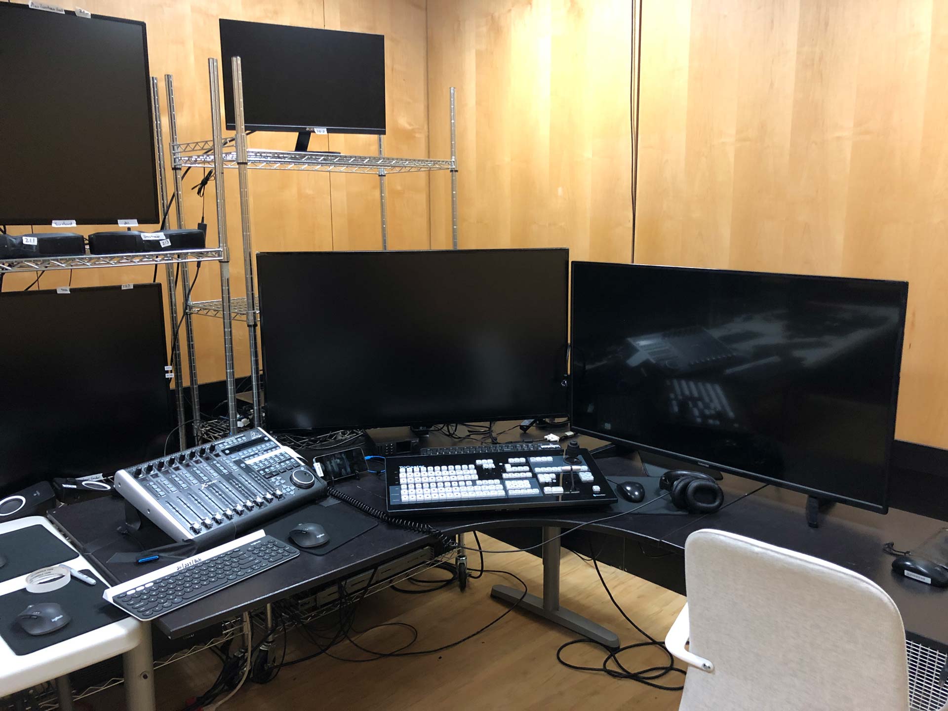 Studio Control Room - BLAZE STREAMING MEDIA, LLC.